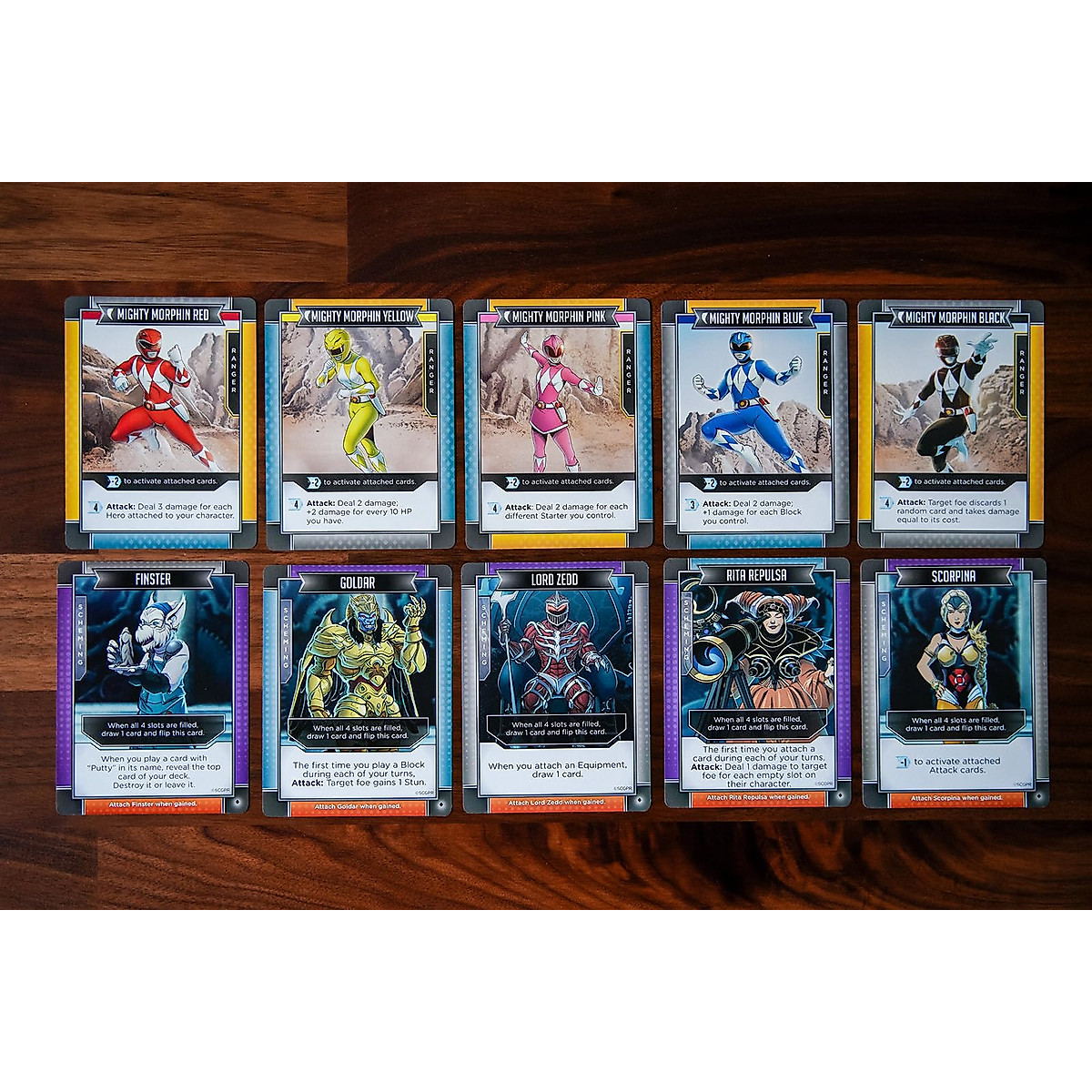 Renegade Game Studios Power Rangers Deck-Building Game 2-4 Players, Ages 13+ Core Set