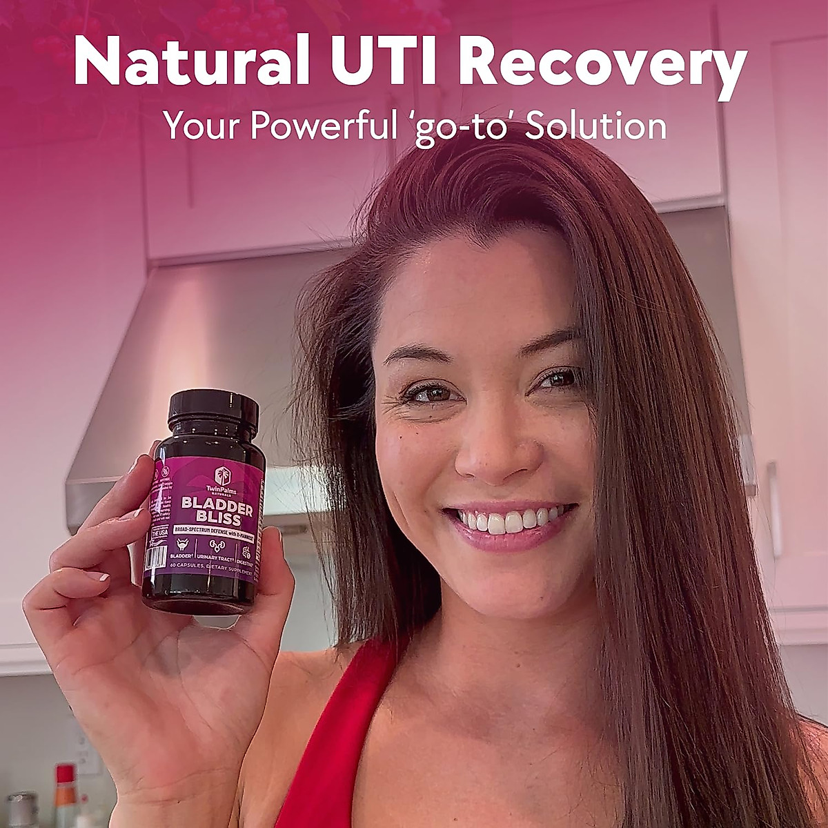 Bladder Bliss: Advanced Cranberry Supplement & D-Mannose Formula for Urinary Tract Health for Women, Non-GMO, Gluten-Free, Vegan Capsules, Fast-Acting Relief & UTI Prevention, Bladder Support, 60 Ct