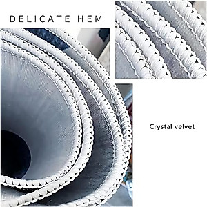 Red Flower Area Rugs, 6ft, American Pastoral Light Luxury Floral Special-Shaped Carpet, Soft Plush Fluffy Round Rug, 3D Printing Geometric Symmetrical Carpet, Non-Slip Home Decor Cute Flower Rug