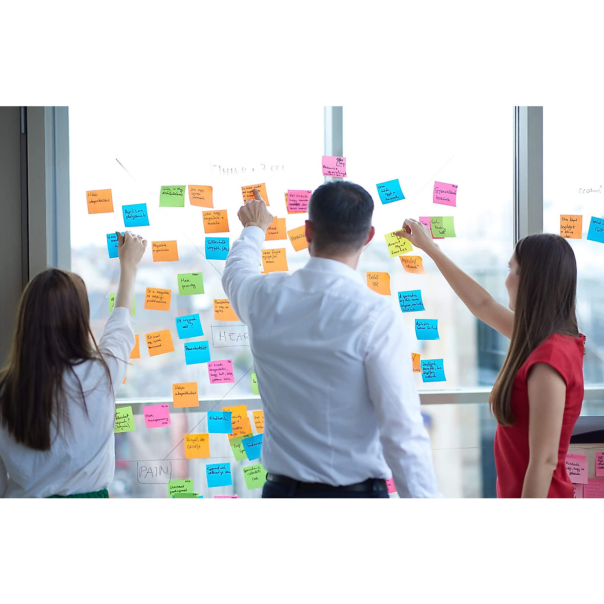 Sticky Notes Bulk, Ezzgol 60 Pads Sticky Notes, 3 X 3 Inch, 100 Sheets/Pad, Assorted Bright Colors Sticky Notes Pack,Great Sticking Power