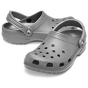 Crocs Unisex-Adult Classic Clogs (Best Sellers), Slate Grey, 9 Men/11 Women