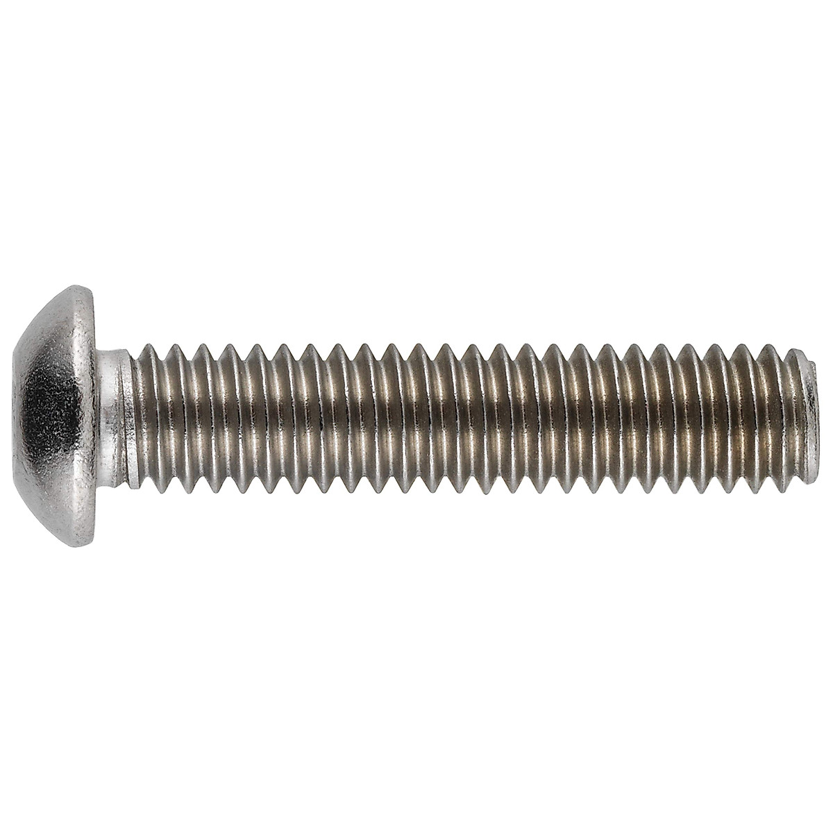 Hillman 44018 Stainless Steel Button-Head Socket Cap Screws (3/8"-16 x 1") - 5 pieces , Zinc