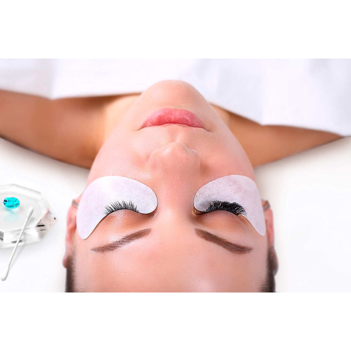 Fast GEL REMOVER for Eyelash Extension Glue LONRIS 15 ml No-Burn / 1-2 minutes - Lash Adhesive Dissolution time/Thick consistency/Blue Color Lash Supplies/no Odor Eyelash Supply