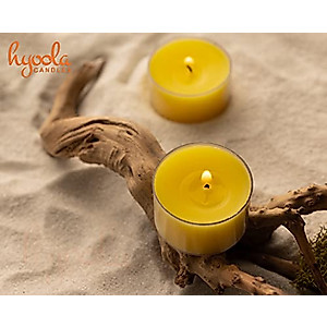 Tealight Citronella Candles Outdoor - 8 Hour Burn Time - Indoor and Outdoor Mosquito, Insect and Bug Repellent Citronella Candle - Natural Fresh Scent – Decorative in Clear Cup - 40 Pack