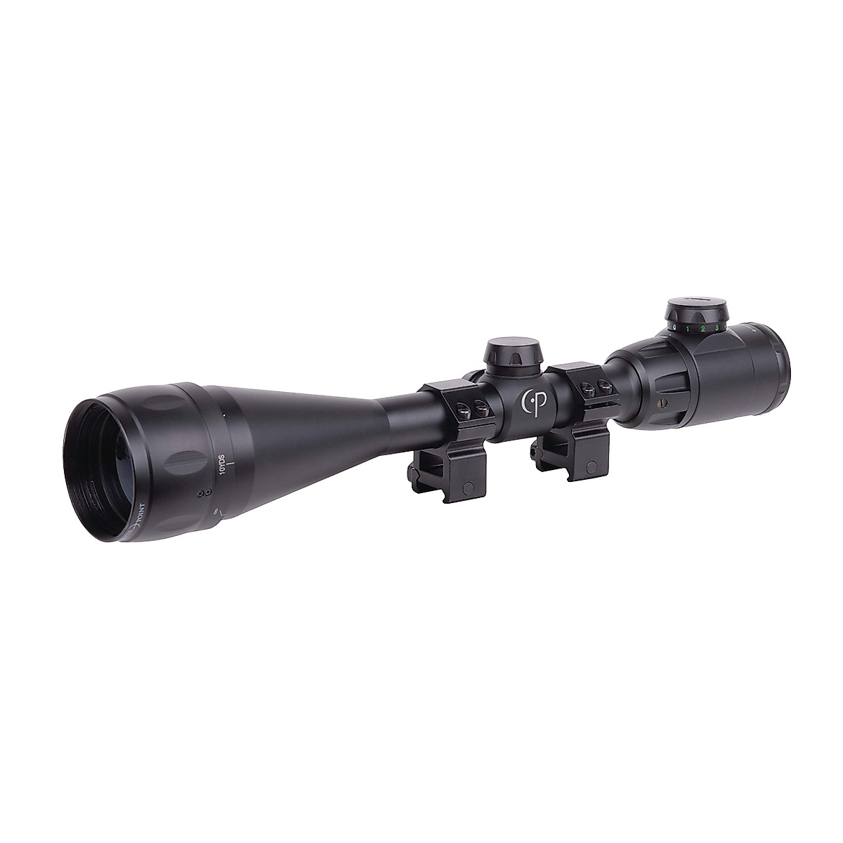 CenterPoint Optics LR620AORG2 Red/Green 6-20x50mm Illuminated Adjustable Objective Riflescope