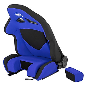 OpenWheeler SimFab Flight Simulator Seat With Seat Base Cut Out For Fighter Stick Or Helicopter Collective, blue