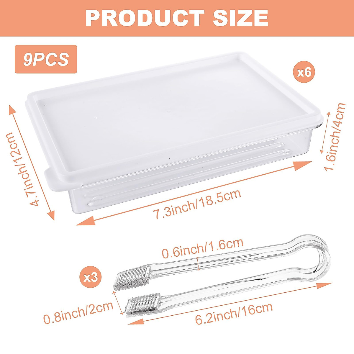 LOYORTY 6PCS Deli Meat Container for Fridge with Airtight Lids, Lunch Meat Container for Refrigerator, Bacon Storage Container for Fridge, with 3 Pcs Serving Tongs