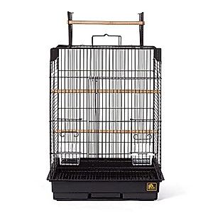Prevue Top Opening Bird Cage Blk/Blk