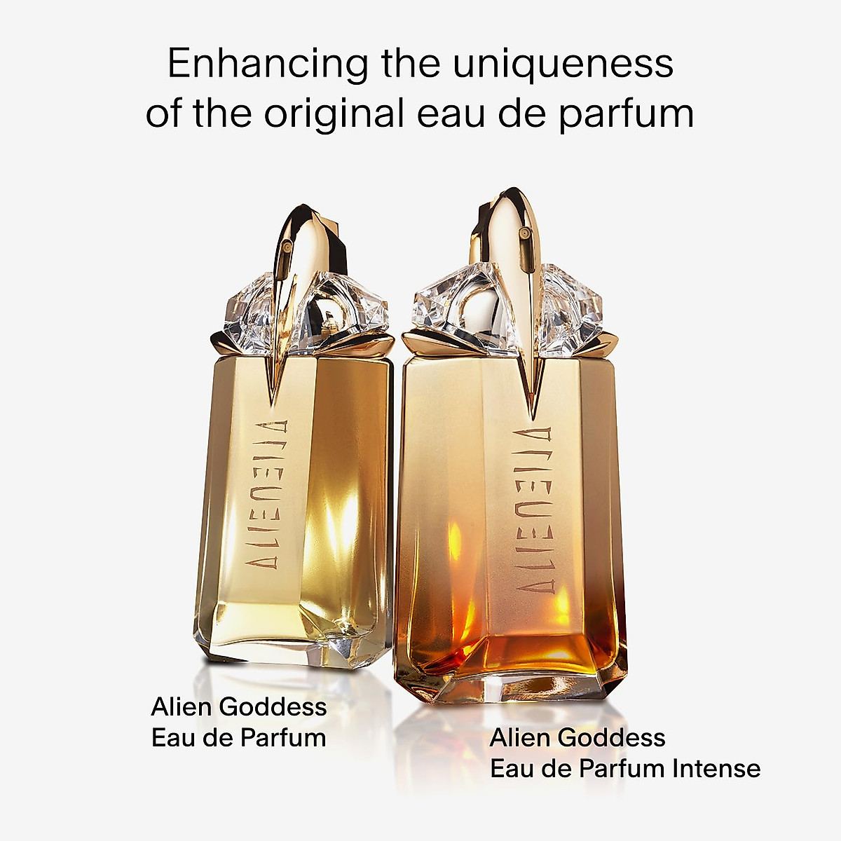 Mugler Alien Goddess Intense - Eau de Parfum - Women's Perfume - Floral & Woody - With Bergamot, Jasmine, and Vanilla - Long Lasting Fragrance - 1.0 Fl Oz