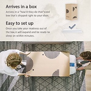 TMEOSK Twin Mattress, 8 inch Gel Memory Foam Green Tea Mattress for a Cool Sleep & Pressure Relief, Medium Firm Feel with Motion Isolating, CertiPUR-US Certified