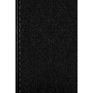 Address Book: Small Black Address Book for Men (4 x 6) - Paperback - Leather Look - Pocket Sized - Printed Alphabetical Tabs - Contact Organizer - ... Telephone Number, Email Address & Notes