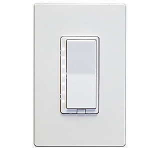 HomeSeer HS-WX300 Z-Wave Plus Smart Dimmer & Switch w/RGB LED indicators, Multi-Tap Automation Triggers | No Neutral Required | Built-in Repeater | Works with Alexa, Google Home & IFTTT | Hub Required