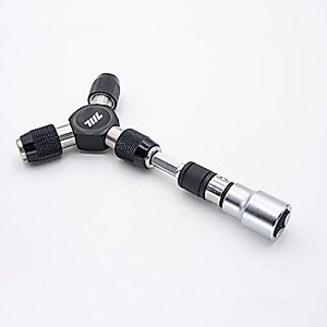 711L Hex Bit and Socket 2 in 1 Extension I Swap Sockets in For Screwdriver Bits With A Flick of Fingers (One Handed)