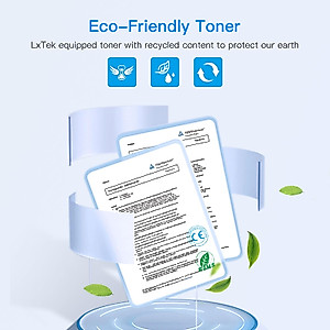 LxTek Compatible Toner Cartridge Replacement for Dell E310dw P7RMX PVTHG 593-BBKD E310 E514 E515 to use with Wireless Monochrome E310dw E515dw E514dw E515dn Printer(2 Black, High Yield 2600 Pages)