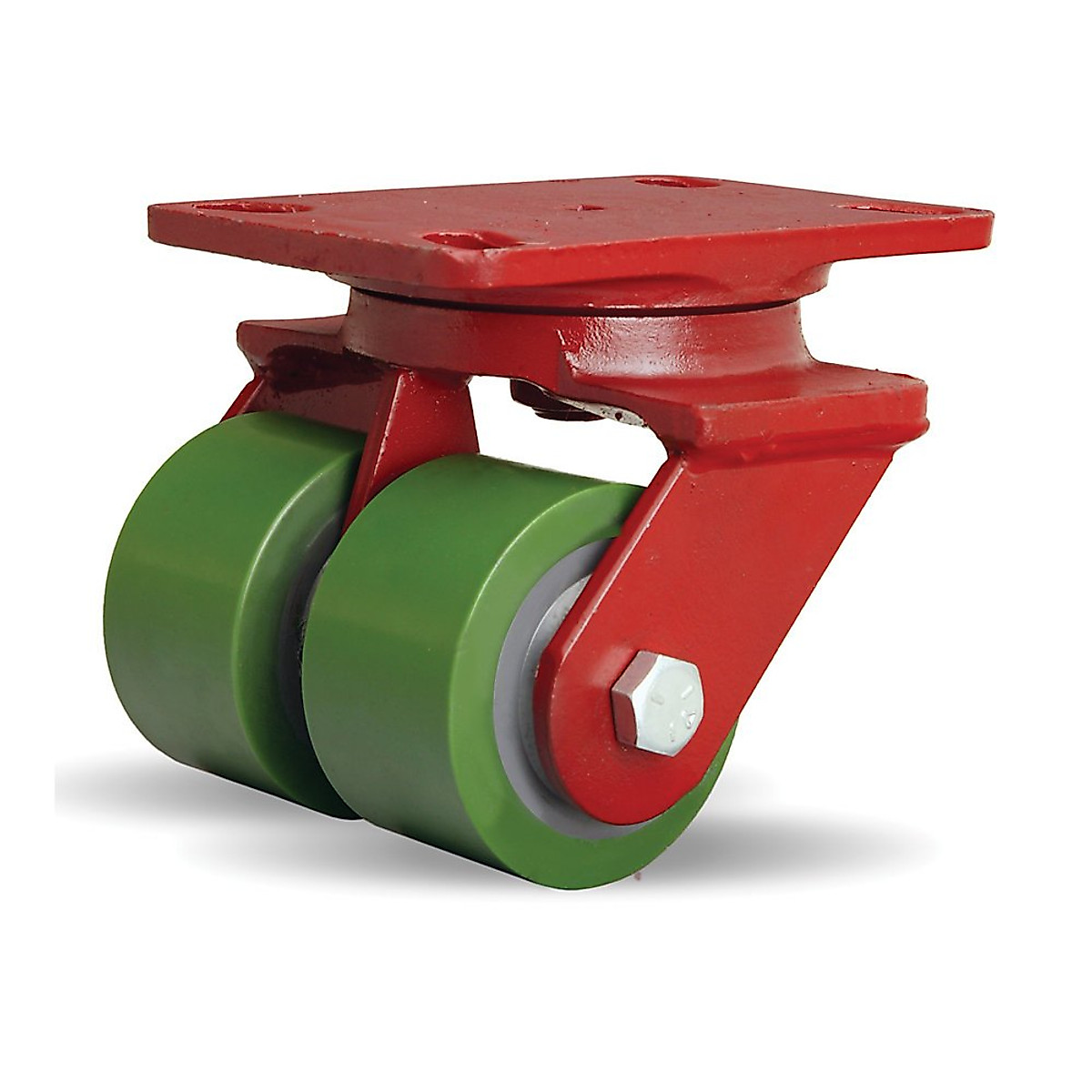 Hamilton S-HS2-3D Swivel Caster HS2 3-1/4X2 DURALAST 1150 Crimson Red