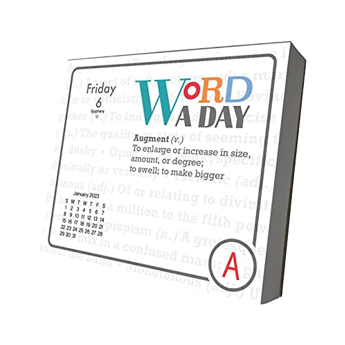 2023 Word a Day Day-at-a-Time Box Calendar