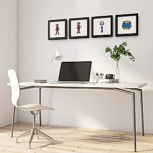 Trends International Gallery Pops Marvel Spidey And His Amazing Friends - Miles Morales Wall Art, Black Framed Version, 12'' x 12''