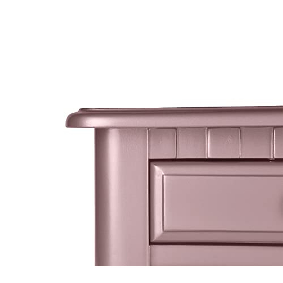 BOBKONA PDEX- Croix Collection Vanity Set With Stool, Rose Gold