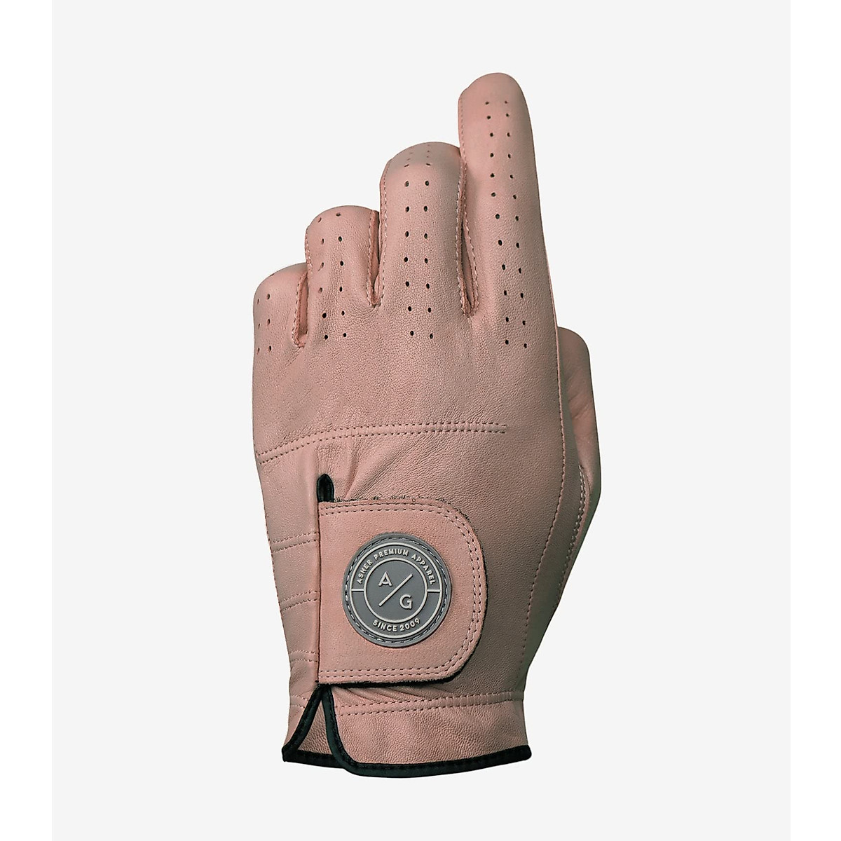 Asher Men's Premium Dusty Rose Golf Glove M/L -(goes on Left Hand)
