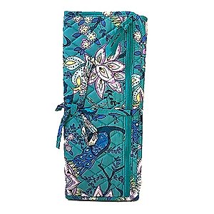 Vera Bradley Signature Travel Curling & Flat Iron Cover & Pad (Peacock Garden)
