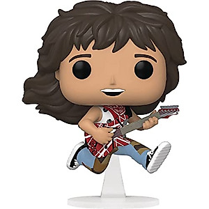 POP Rocks: Eddie [Van] Halen with Guitar Funko Vinyl Figure (Bundled with Compatible Box Protector Case)