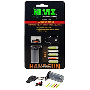 HIVIZ FNS and FNX-9 Fiber Optic Family Pistol Sight