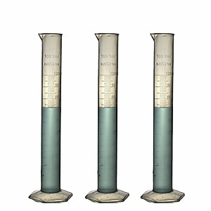 Graduated Measuring Cylinder Polypropylene Plastic 100ml 3-Pack (100ml, 3)