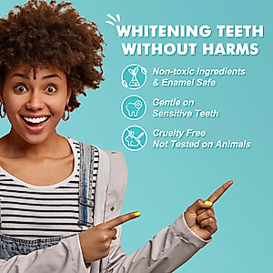 Sierra Clean Teeth Whitening Strips 7 Treatments, Sensitivity Free Enamel Safe, Fast Teeth Whitening Kit, Dentist Recommended Remove Coffee Tea Smoking Stains