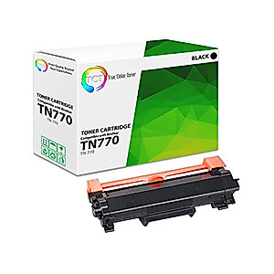 TCT Premium Compatible Toner Cartridge Replacement for Brother TN-770 TN770 Black Super High Yield Works with Brother MFC-L2750DW L2750DWXL, HL-L2370DW L2370DWXL Printers (4,500 Pages) - 2 Pack