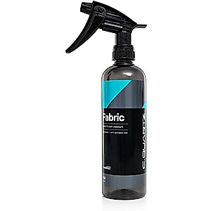 CARPRO CQUARTZ Fabric - Super-Hydrophobic Barrier Repels Water & Stains, Resist Abrasion, UV Fading, Alkaline & Acid Up to 12 Months on Fabric, Convertible Tops, Carpets - 500ml (17oz)