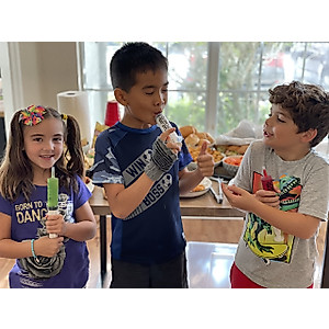 Jello Shot Syringes 64-Pack, Medium (up to 2oz), The Original JeloShots Jello Shot Inject Syringes with Easy-Grip Caps, in Resealable EZ Zip Bag Package