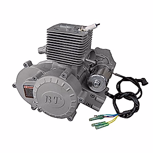66/80cc BBR Tuning Bullet Train Electric Start Engine Kit - Silver