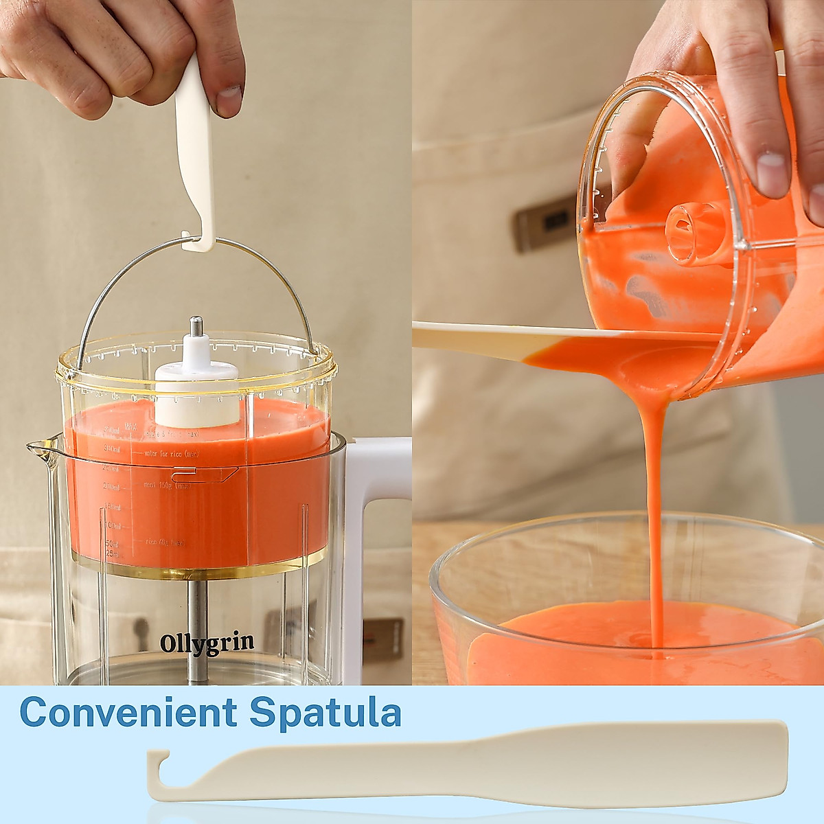 Ollygrin Baby Food Maker Steamer and Blender Baby Food Processor Puree Machine Baby Steamer Blender Food Processor One Step Baby Food Maker Chopper Grinder Auto Cooking Grinding Touch Screen White