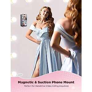 JOYROOM Magnetic Suction Phone Case Mount, Silicone Suction Cup Phone Grip Holder Stand for iPhone & Android, Hands-Free Cell Phone Accessory Holder for Selfies & Tiktok Videos