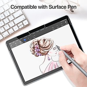 ProCase [2 Pack] Surface Go 4 2023/ Go 3 2021 / Surface Go 2 10.5" 2020 / Surface Go 10" 2018 Screen Protector, Tempered Glass Screen Film Guard for Surface Go 4/3/2/1 -Clear