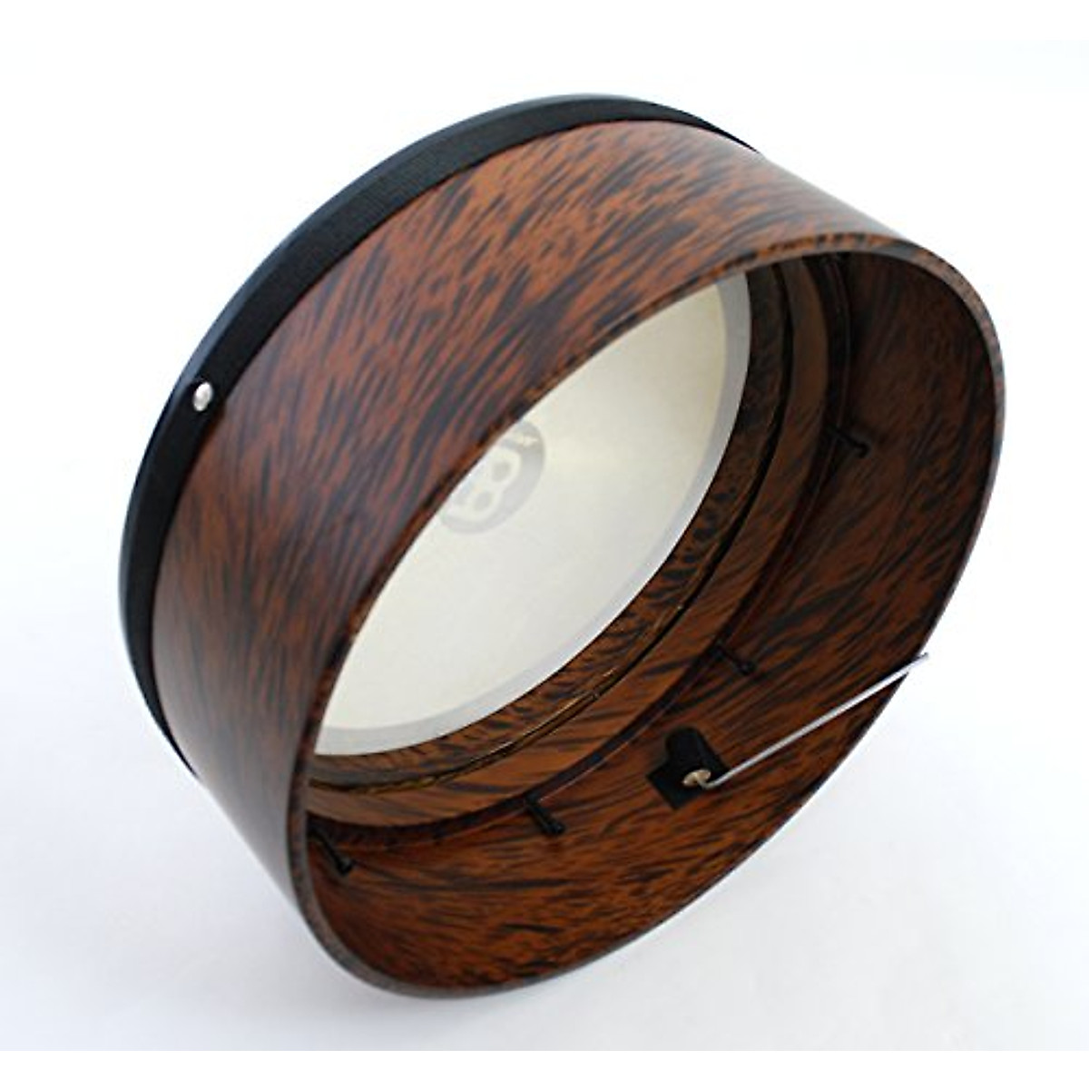 Meinl Percussion 14" Frame Drum, Extra Deep Shell Irish Bodhran-NOT MADE in CHINA-Goat Skin Head, Brown Burl, 2-YEAR WARRANTY, FD14IBO