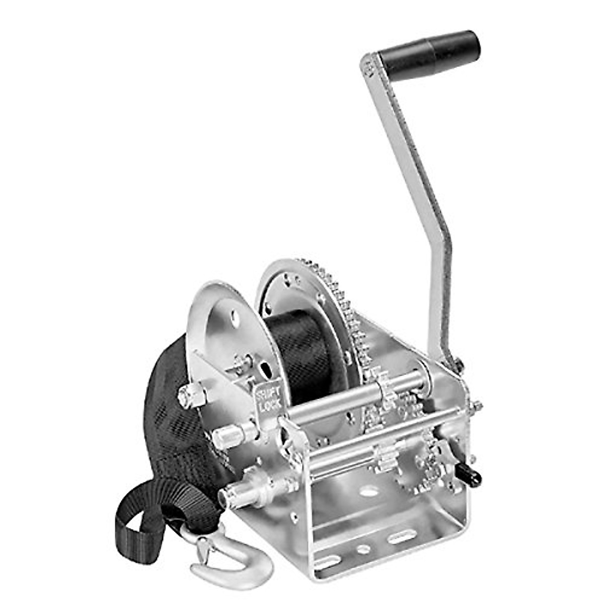 Fulton 142415 Dual Speed Winch with 20' Strap - 2600 lbs. Capacity, 1 Pack