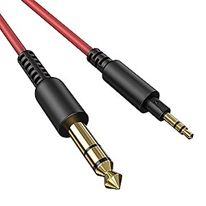 OneOdio Fusion A71/HiFi/Pro C/Pro M Wired Headphones Audio Cable Red- 6.35mm to 3.5mm