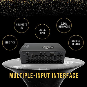 AAXA Technologies HP-P6X-01 DLP Projector - 16:9 - Black, Gray