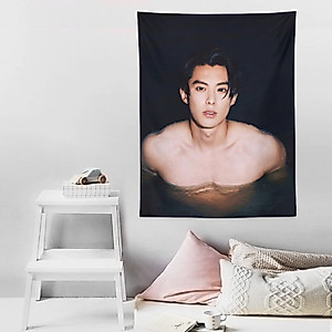 BAOJUN Dylan Wang Actor China Poster Sexy Artworks Polyester Tapestry Room Aesthetic Wall Art Prints Home Modern Decor Gifts 30"x40"