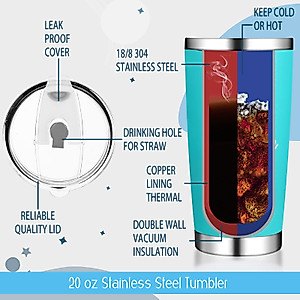 Yinkin Employee Appreciation Gifts 20 oz Thank You for Being Awesome Tumbler with Keychain for Women Men Christmas Nurse Teacher Coworkers Gifts (Multicolor,12 Set)