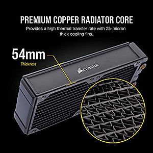 Corsair Hydro X Series XR7 240mm Water Cooling Radiator ,BLACK