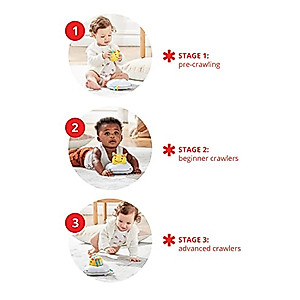 Skip Hop 3-Stage Developmental Learning Crawl Toy, Explore & More Follow-Me Bee