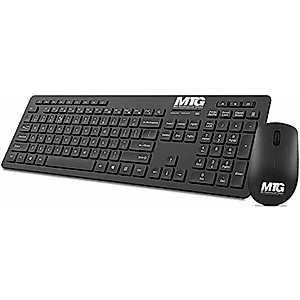 MTG Bundle 24" inch1080p LCD Monitor - Full HD, 75Hz, 3ms, VESA Mountable, USB C Docking Station 10 in 1 Hub (Power Adapter not Included) for Windows and Mac, with MTG Wireless Keyboard and Mouse