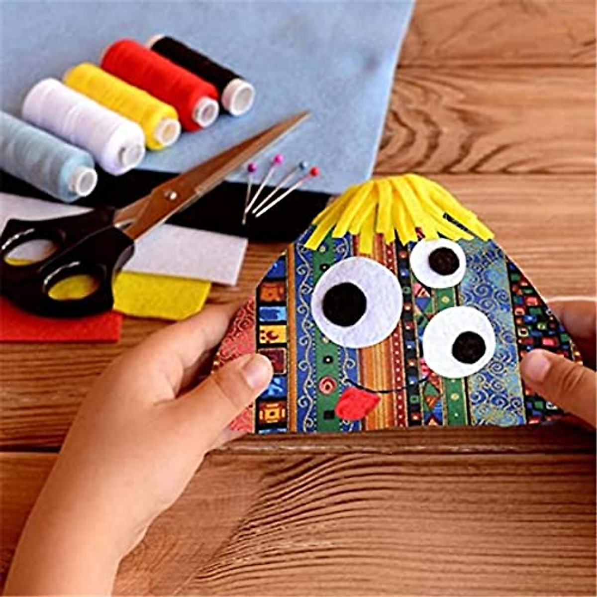 5Pcs Printed Fabric Fabric Fat Quarters Cotton Fabric Ethnic Pattern for Sewing Face Covering Make Craft Projects and Patch Work DIY 9.8 x 7.9 Inch