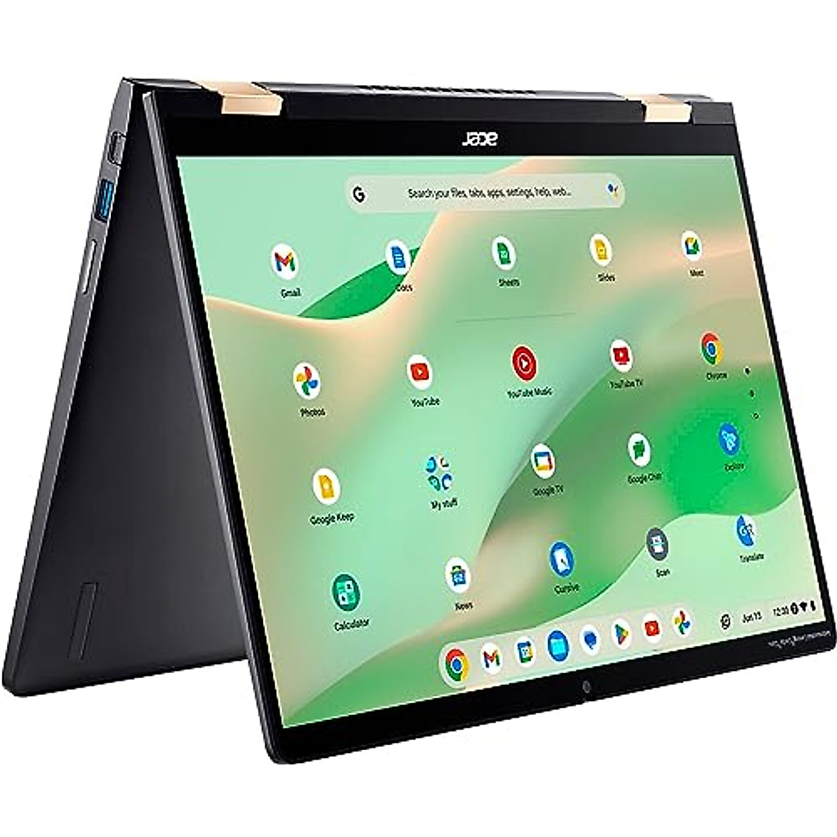 Acer Chromebook Spin 714 2-in-1 Laptop 14in FHD+ IPS Touchscreen 13th Generation Intel 10-core i5-1335U Beats i7-1255U 8GB RAM 256GB SSD Backlit USB-C Thunderbolt Sleeve ChromeOS Silver + HDMI Cable