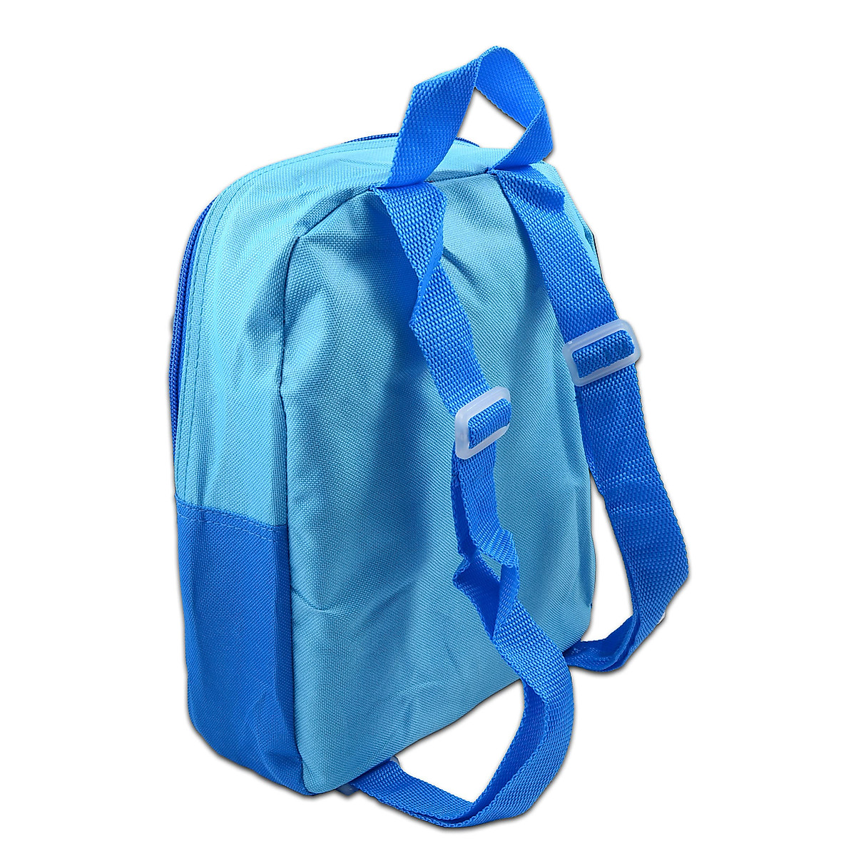 Pinkfong Baby Shark Baby Shark 11 inch Mini School Backpack for Kids ~ 3 Pc Bundle With Small Baby Shark School Bag And Toy Story And Finding Dory Stickers (Baby Shark School Supplies Set)