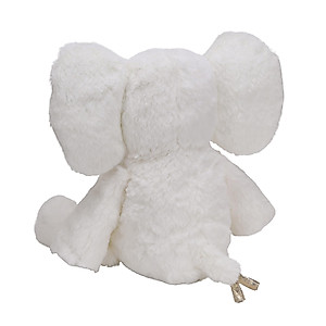 Lambs & Ivy Signature Jamboree Plush Elephant - Marshmallow - Gray, Gold, White