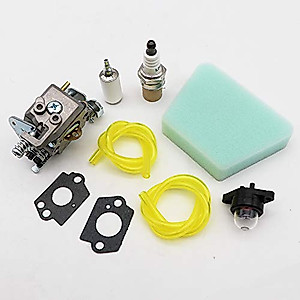 KIPA Carburetor Maintence Kit for Poulan PP210 2075C 2050WT 1950LE 1975LE 2055LE 2375LE 2150LE PPB1838LE WT-891 W-20 WT-89 WT-324 WT-391 WT-600 WT-624 WT-637 WT-662 C1U-W8 C1U-W14 545081885 530069703