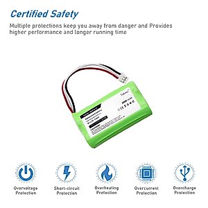 TAKOCI Replacement Battery for Nvidia Shield Game Controller Shield TV Game Controller P2920,HRLR15/51 HFR-50AAJY1900x2(B) 2000mAh